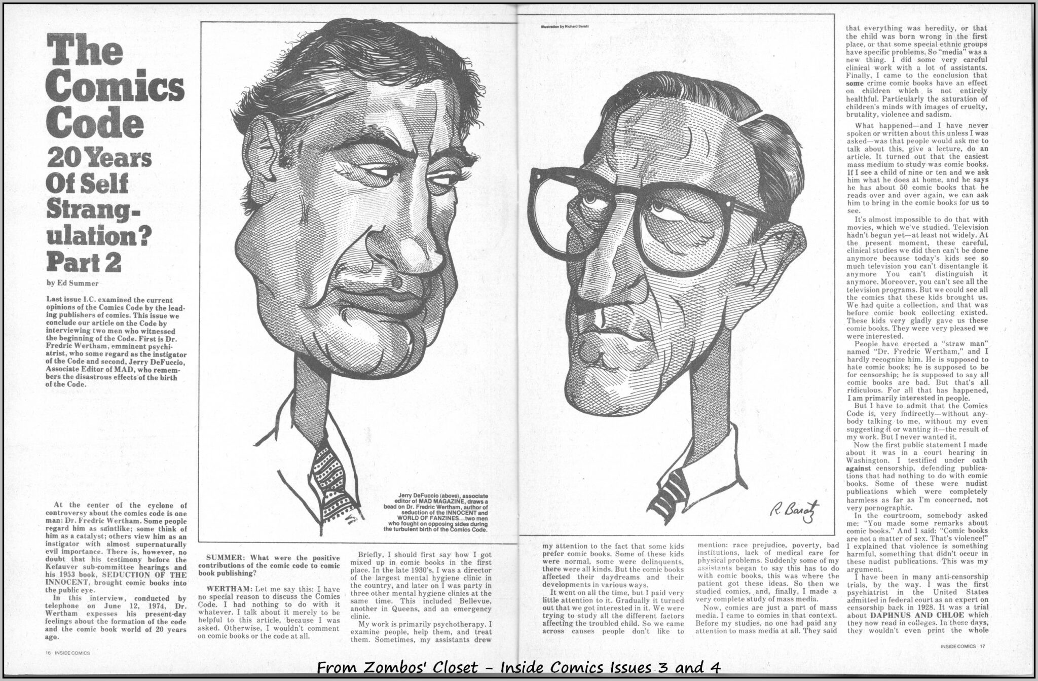 The Comics Code 20 Years of Self-Strangulation? - From Zombos' Closet