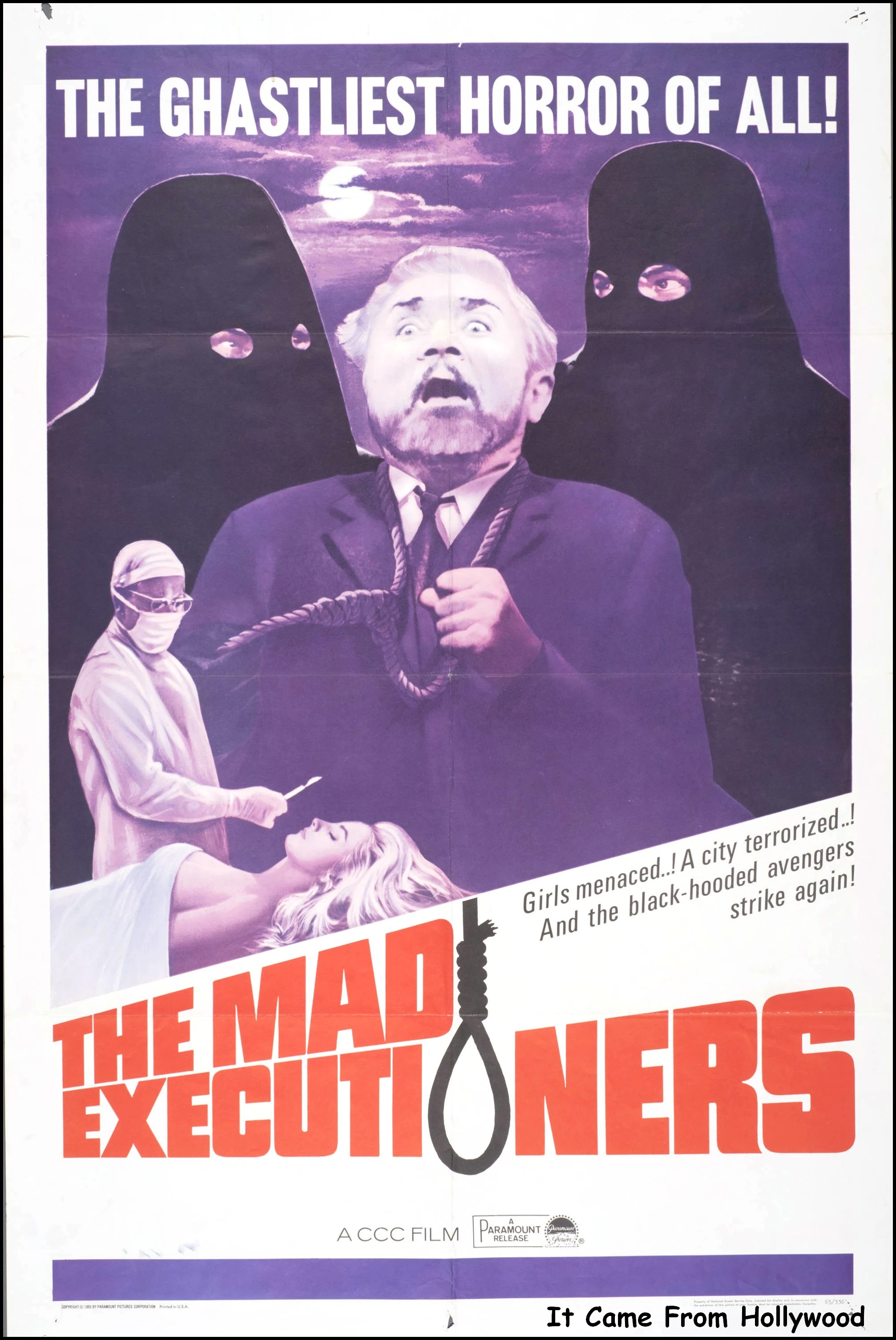 The Mad Executioners (1963) And Central Cinema Company - From Zombos ...